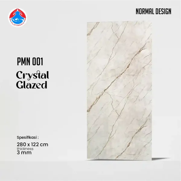 PVC Marble PMN001 Crystal Glazed - Produknya Orang Indonesia