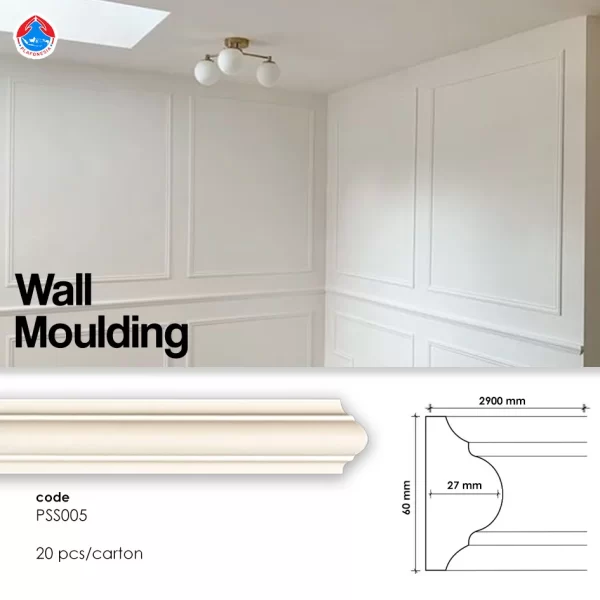Wall Moulding PVC PSS005 - Produknya Orang Indonesia