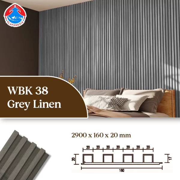 WPC Wall Panel WP-103 KK Harbor Grey | Trendy & Stylish