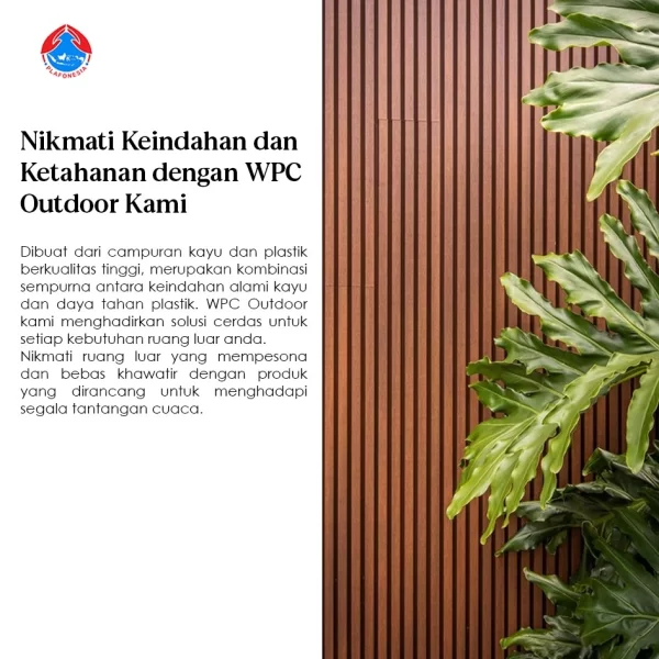 Wall Panel Dinding Outdoor WP002O Cafe Latte | Trendy & Stylish