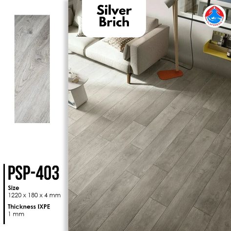 Lantai SPC PSP403 Silver Brich | Produknya Orang Indonesia